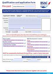 QCards - British Sub-Aqua Club