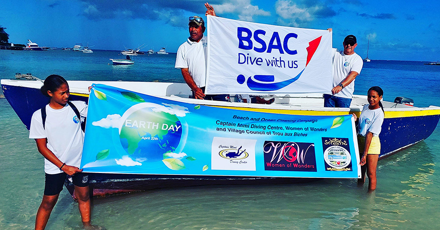 Volunteers clean beach with BSAC Centre in Mauritius - British Sub-Aqua ...