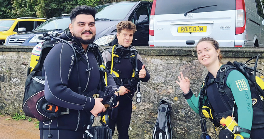 Southwest scuba diving with Exeter University Sub Aqua Club - British ...