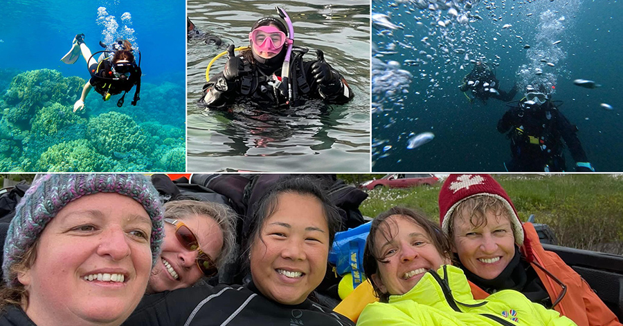 Female divers share their stories on International Women’s Day ...