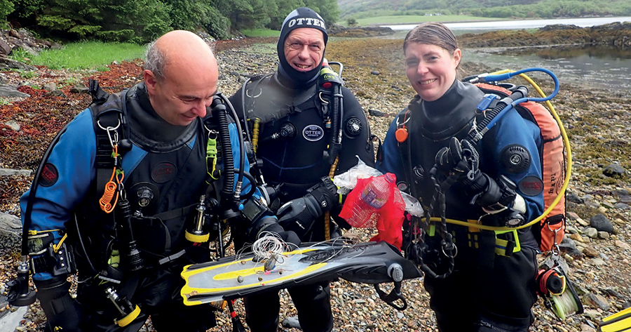 Underwater litter pick tips - British Sub-Aqua Club